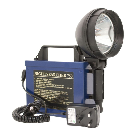 NIGHTSEARCHER NS750 XML FLOOD LIGHT MANUAL | ManualsLib