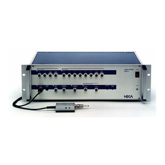HEKA EPC 9 MANUAL Pdf Download | ManualsLib