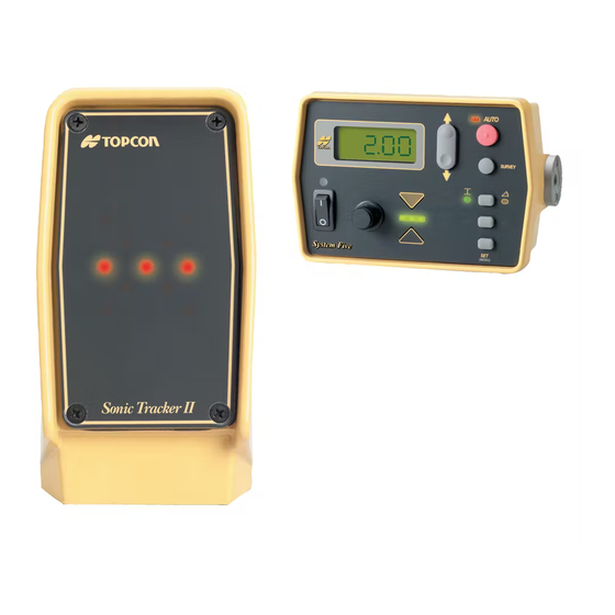 TOPCON PAVER SYSTEM 5 CONTROL SYSTEM OPERATOR'S MANUAL | ManualsLib