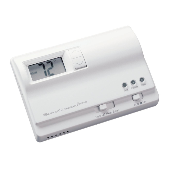 ICM CONTROLS SC 2210 THERMOSTAT INSTALLATION, OPERATION & APPLICATION ...
