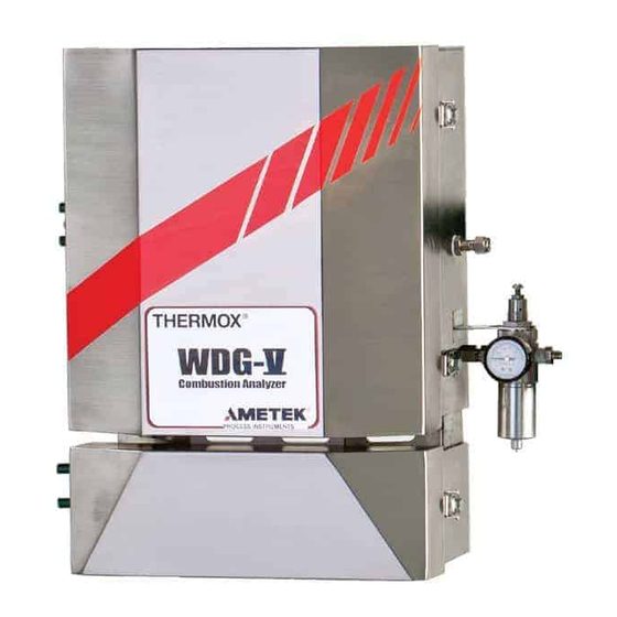 AMETEK THERMOX WDG-V USER MANUAL Pdf Download | ManualsLib