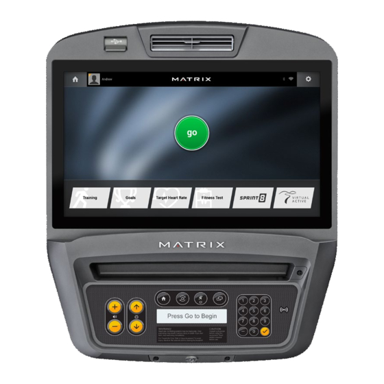 MATRIX 3X FITNESS ELECTRONICS USER MANUAL | ManualsLib