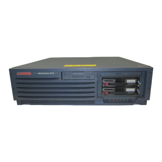 COMPAQ ALPHASERVER DS10 REFERENCE MANUAL Pdf Download | ManualsLib