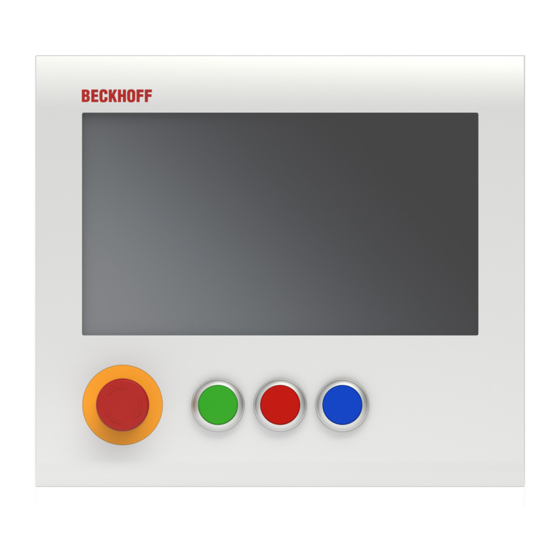 BECKHOFF C9900-G072 INSTALLATION AND OPERATING INSTRUCTION Pdf Download | ManualsLib