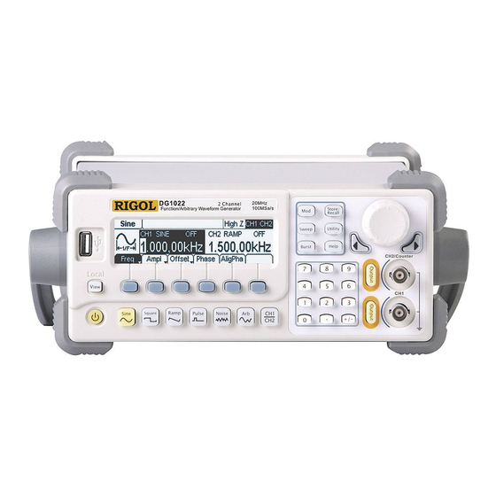 RIGOL DG1000 SERIES SERVICE MANUAL Pdf Download | ManualsLib