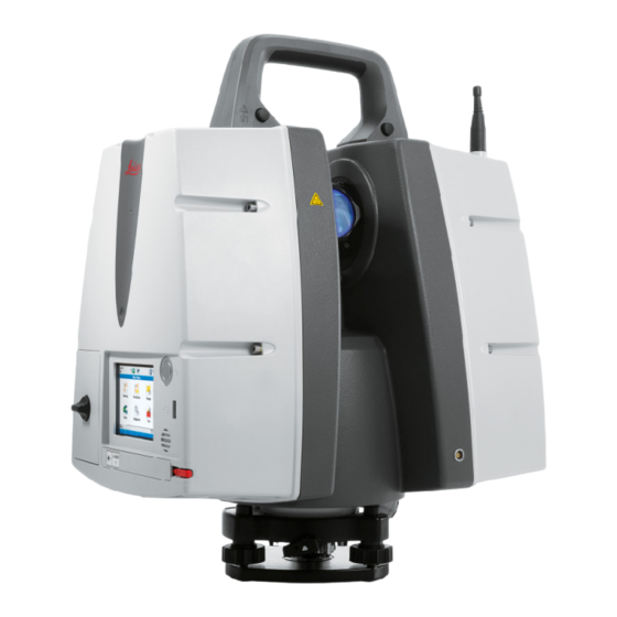 LEICA SCANSTATION P40 QUICK MANUAL Pdf Download | ManualsLib
