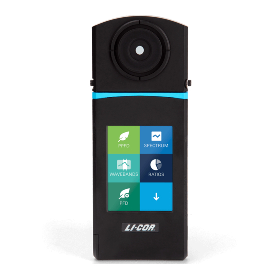 LI-COR LI-180 USER MANUAL Pdf Download | ManualsLib