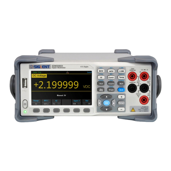 SIGLENT SDM3065X SERVICE MANUAL Pdf Download | ManualsLib