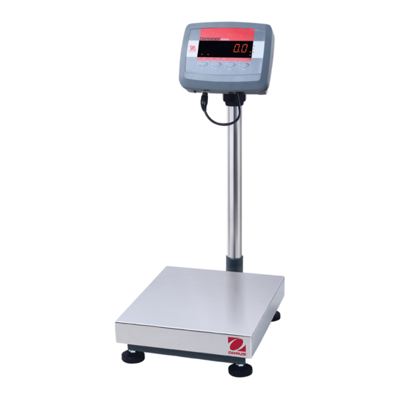 OHAUS DEFENDER 2000 SERIES INSTRUCTION MANUAL Pdf Download | ManualsLib