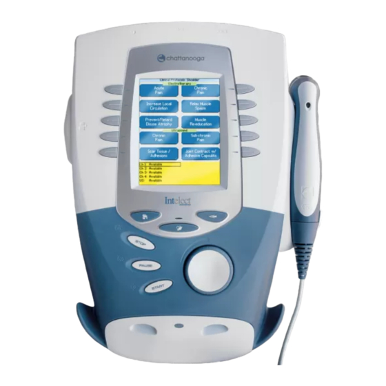 CHATTANOOGA INTELECT ADVANCED THERAPY SYSTEM MANUAL Pdf Download ...
