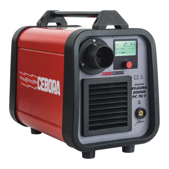 CEBORA PLASMA SOUND PC 110/T INSTRUCTION MANUAL Pdf Download | ManualsLib
