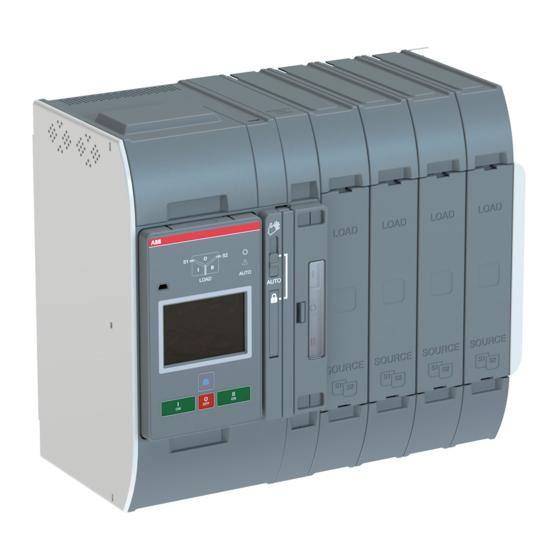 ABB TRUONE ATS INSTALLATION AND OPERATING INSTRUCTION Pdf Download ...