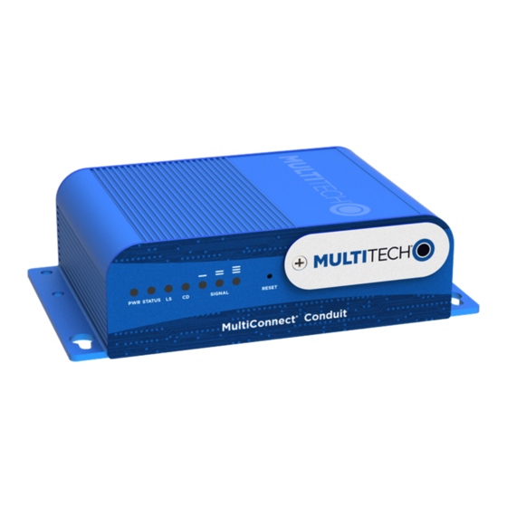 MULTITECH MULTICONNECT CONDUIT MTCDT HARDWARE MANUAL Pdf Download ...