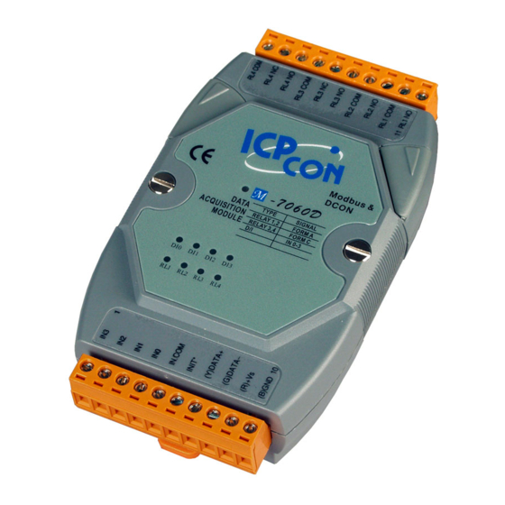 ICP DAS USA M-7060 QUICK START MANUAL Pdf Download | ManualsLib