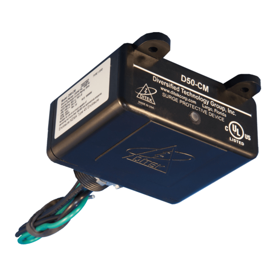 DITEK D50-CM INSTALL INSTRUCTIONS Pdf Download | ManualsLib