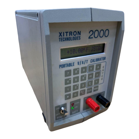 VITREK XITRON 2000 SERIES USER MANUAL Pdf Download | ManualsLib
