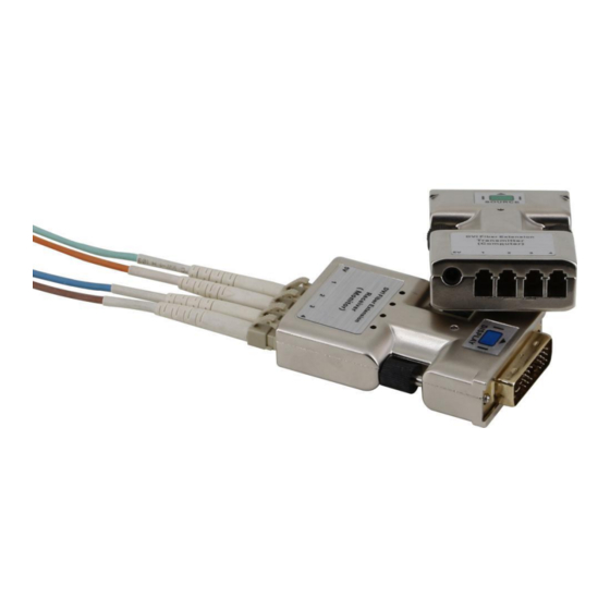 OPTICIS FIBER-DVI-110TR USER MANUAL Pdf Download | ManualsLib