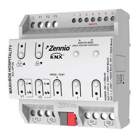 ZENNIO MAXINBOX HOSPITALITY ZCL-HP126 USER MANUAL Pdf Download | ManualsLib