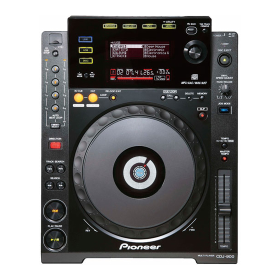 SERATO PIONEER CDJ-900 QUICK START MANUAL Pdf Download | ManualsLib