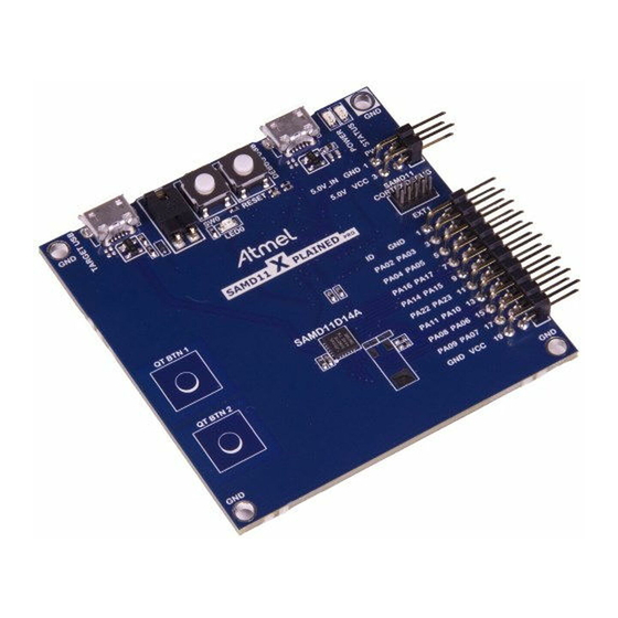 ATMEL SAM D09 APPLICATION NOTE Pdf Download | ManualsLib