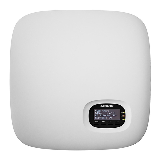 SHURE MICROFLEX COMPLETE WIRELESS MXCW COMPLETE USER MANUAL Pdf ...