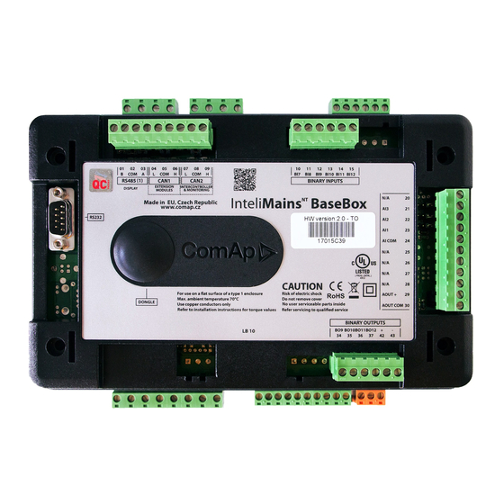 COMAP INTELISYS NTC BASEBOX COMMUNICATIONS MANUAL Pdf Download | ManualsLib