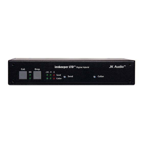 JK AUDIO INNKEEPER LTD USER MANUAL Pdf Download | ManualsLib