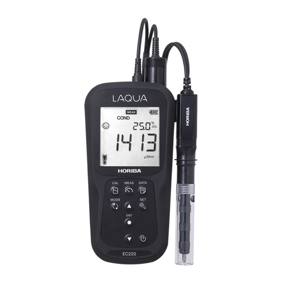 HORIBA LAQUA SERIES INSTRUCTION MANUAL Pdf Download | ManualsLib