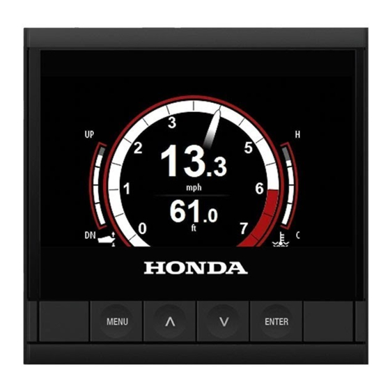 HONDA MARINE HD-4 SETUP MANUAL Pdf Download | ManualsLib