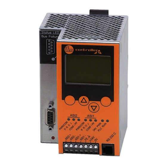 IFM ECOMAT 300 AC1355 SUPPLEMENTARY DEVICE MANUAL Pdf Download | ManualsLib