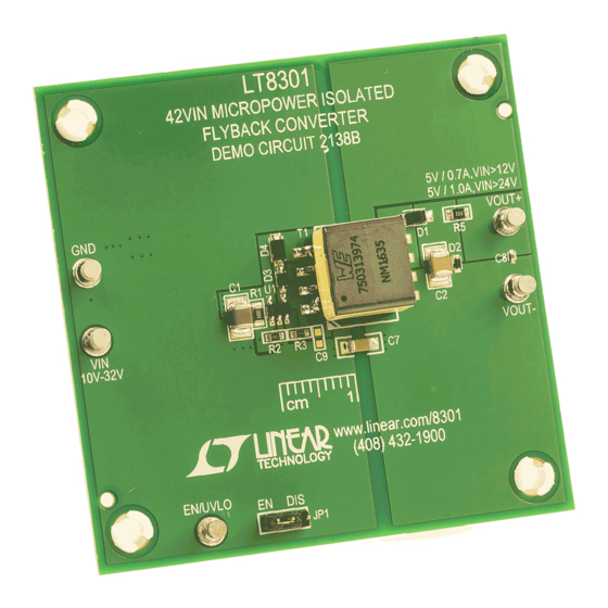 LINEAR TECHNOLOGY ANALOG DEVICES LT8301 DATASHEET Pdf Download | ManualsLib