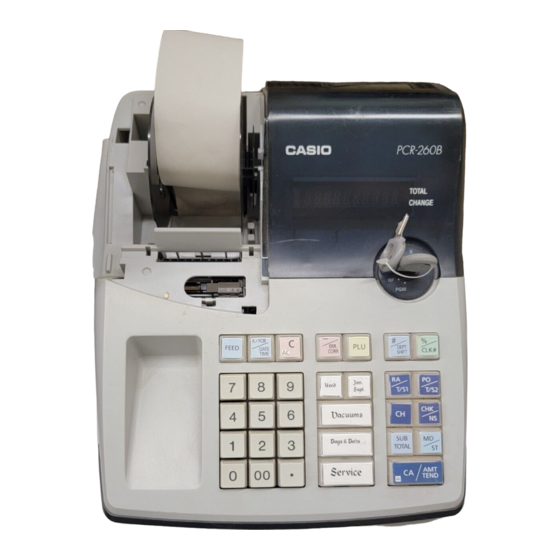 CASIO PCR-260B SERVICE MANUAL Pdf Download | ManualsLib