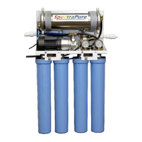 SPECTRAPURE MC-RODI-400UHE-20 OWNER'S MANUAL & INSTALLATION ...