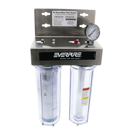 EVERPURE SC SERIES INSTALLATION AND OPERATION MANUAL Pdf Download ...