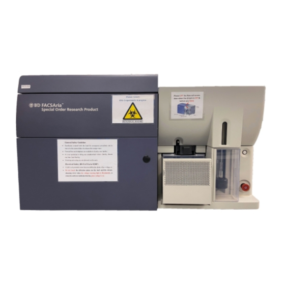 BD FACSARIA USER MANUAL Pdf Download | ManualsLib