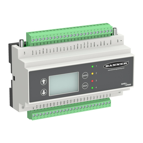 BANNER SURE CROSS DXM150 SERIES INSTRUCTION MANUAL Pdf Download ...