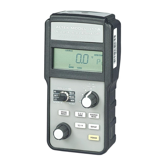 ALTEK 311 MANUAL Pdf Download | ManualsLib