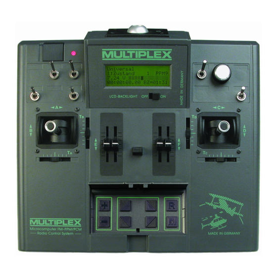 MULTIPLEX PROFI MC 4000 MANUAL Pdf Download | ManualsLib