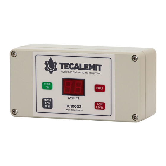 TECALEMIT TC100D2 MANUAL Pdf Download | ManualsLib