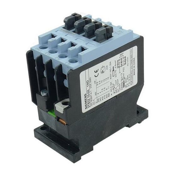 SIEMENS 3TS30 OPERATING INSTRUCTIONS Pdf Download | ManualsLib