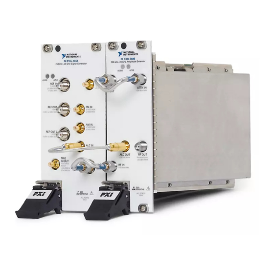 NATIONAL INSTRUMENTS PXIE-5654 CALIBRATION PROCEDURE Pdf Download ...