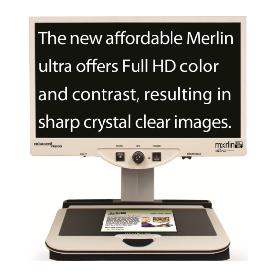 ENHANCED VISION MERLIN ULTRA USER MANUAL Pdf Download | ManualsLib