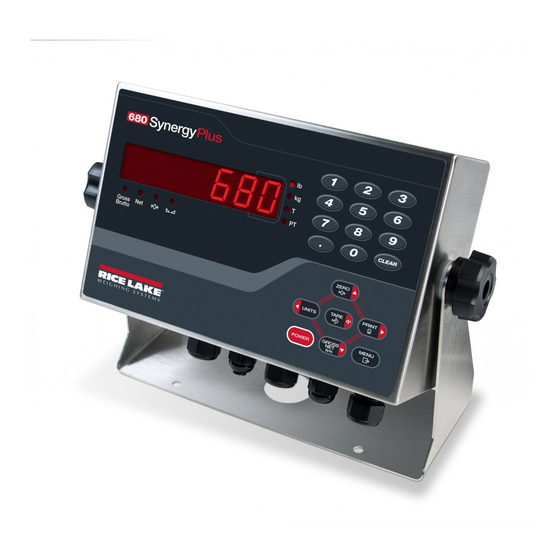 RICE LAKE REVOLUTION 680 SYNERGY PLUS TECHNICAL MANUAL Pdf Download ...