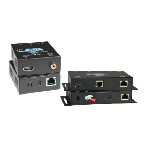 NTI XTENDEX ST-C6HD-HDBT INSTALLATION AND OPERATION MANUAL Pdf Download ...