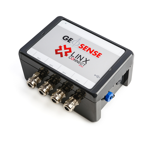 GEOSENSE GEOLOGGER LINX INSTRUCTION MANUAL Pdf Download | ManualsLib