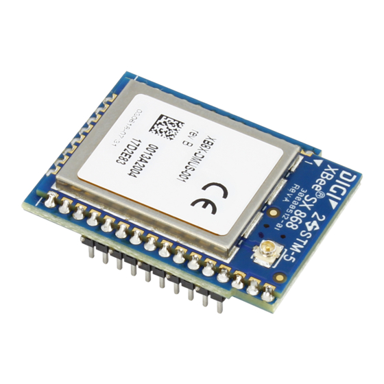 DIGI XBEE SX 868 USER MANUAL Pdf Download | ManualsLib
