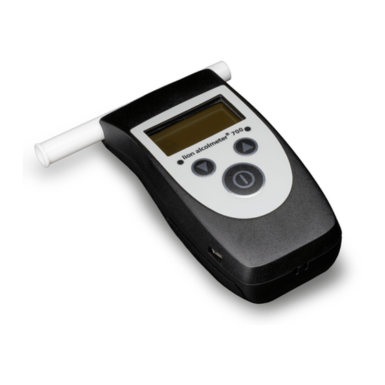 LION ALCOLMETER 700 USER HANDBOOK MANUAL Pdf Download | ManualsLib