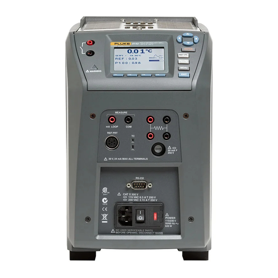 FLUKE 9144 USER MANUAL Pdf Download | ManualsLib