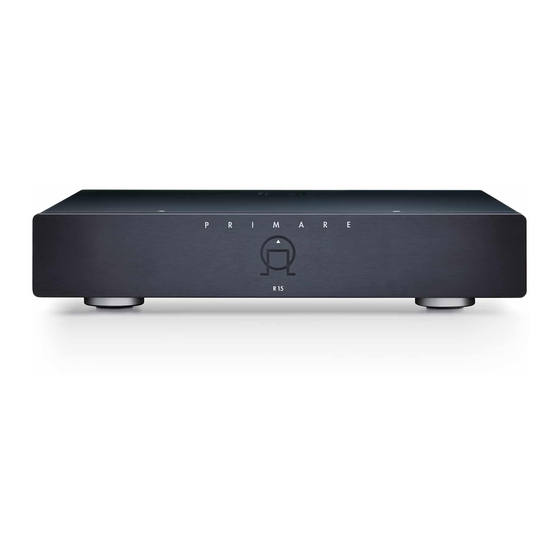 PRIMARE R15 USER MANUAL Pdf Download | ManualsLib