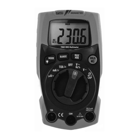 HT IRONMETER USER MANUAL Pdf Download | ManualsLib